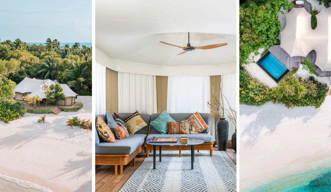 Fairmont Maldives unveils luxury glamping with beach tented villas