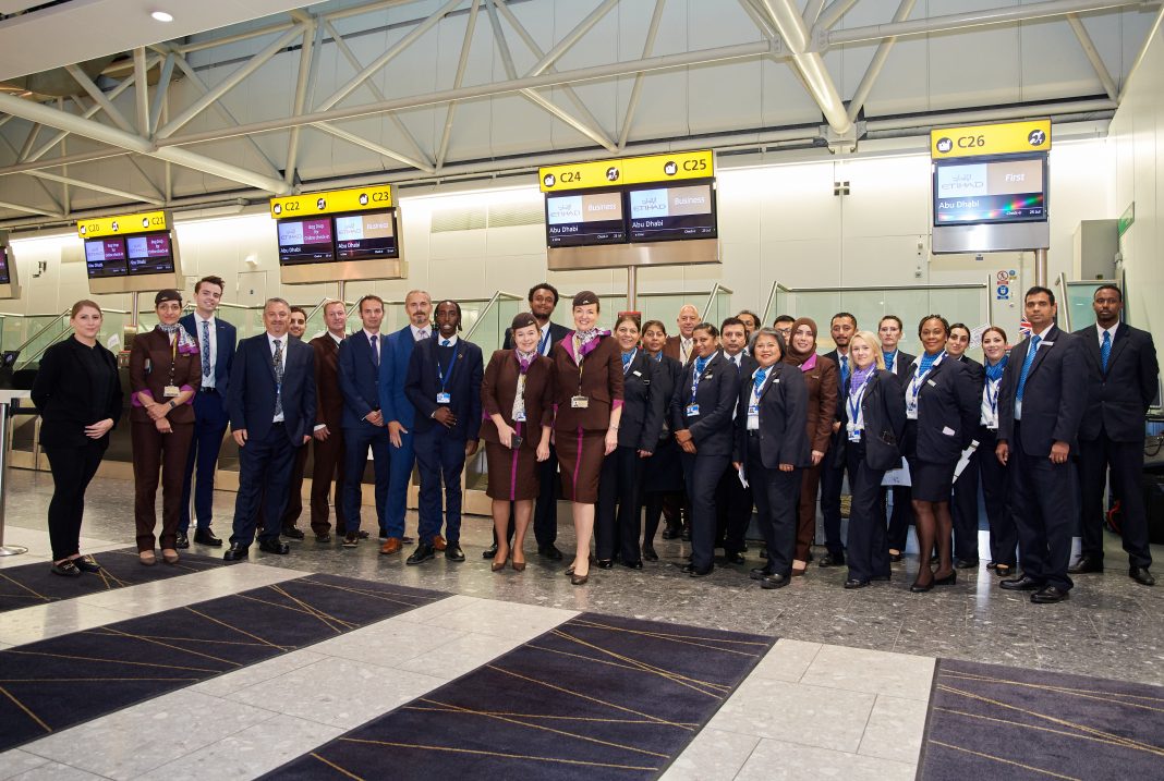 Etihad celebrates 20 years of Heathrow flights