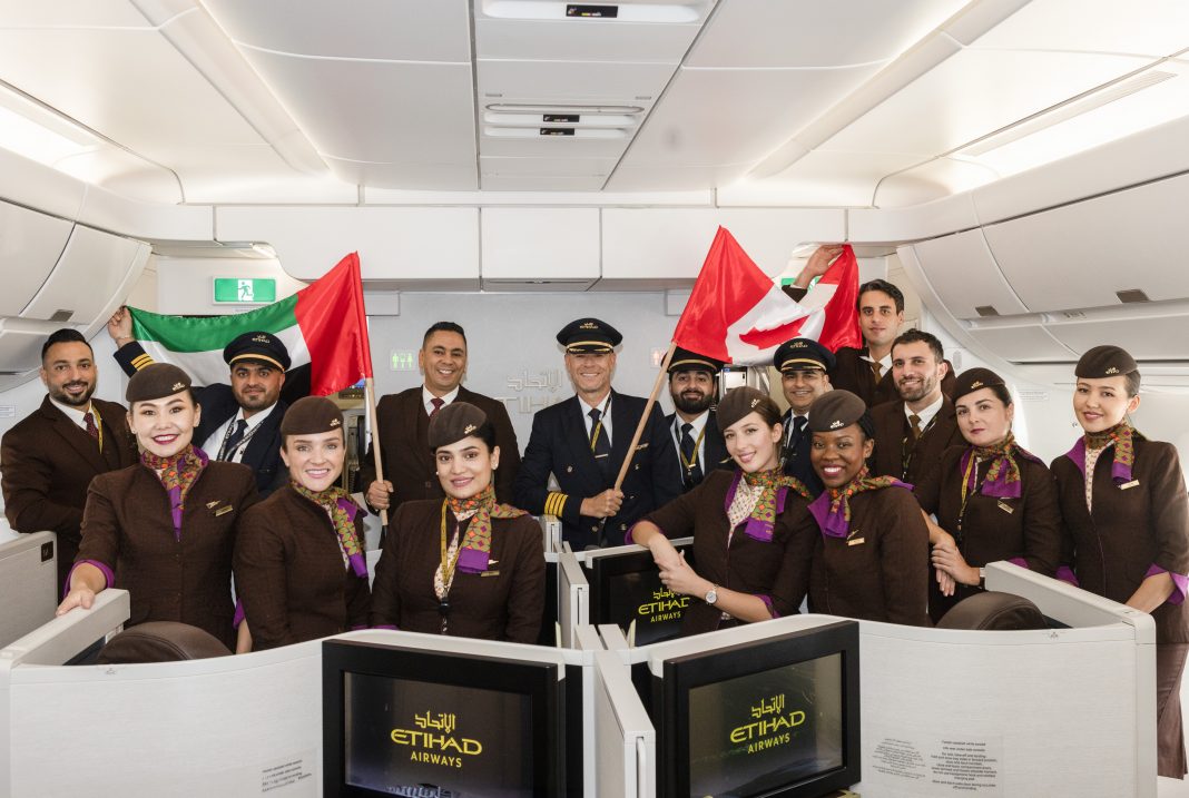 Etihad launches A350 flights to Toronto