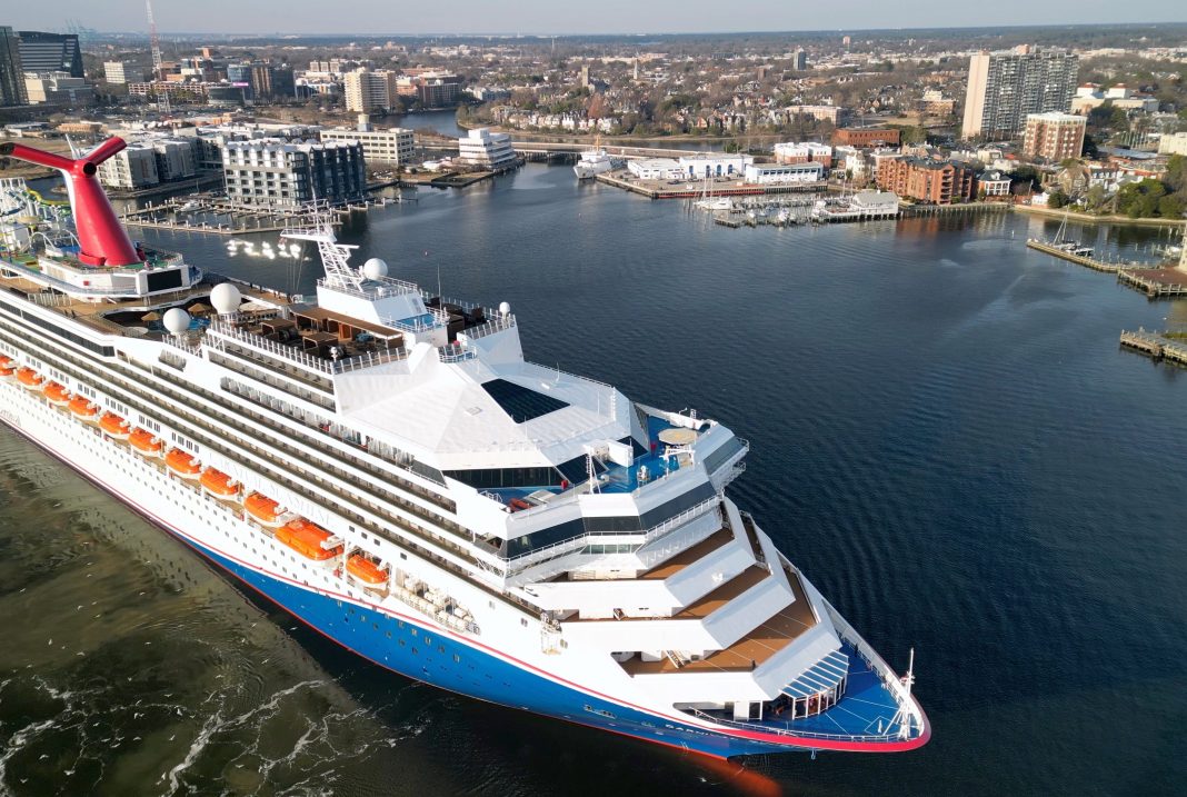 Carnival Sunshine returns to service with inaugural Norfolk sailing